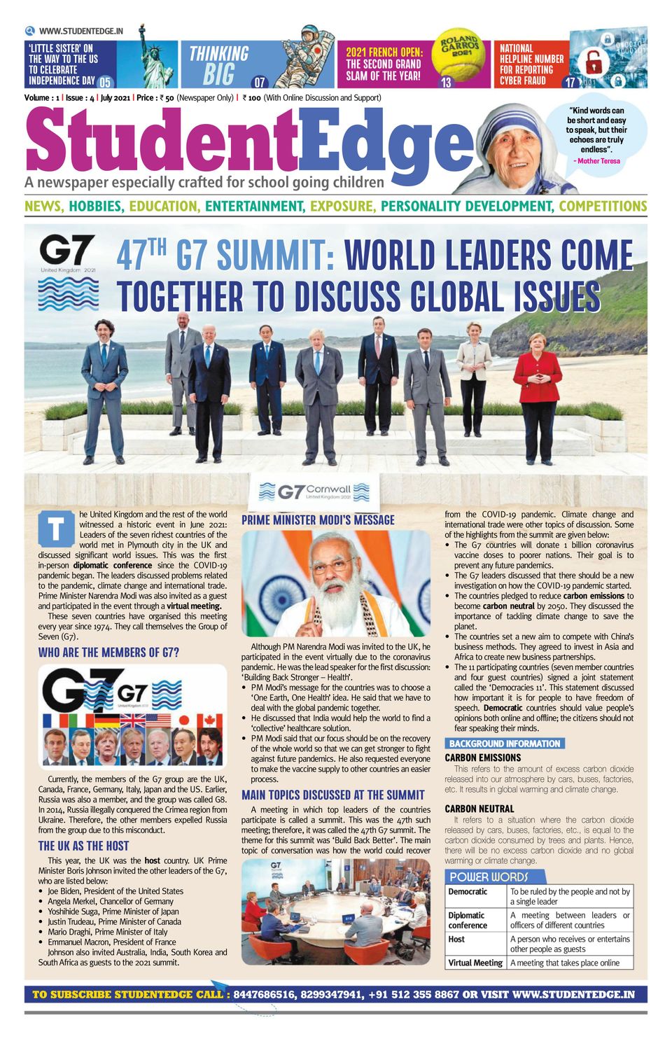 Get digital access to Student Edge - July 2021 issue | Magzter.com