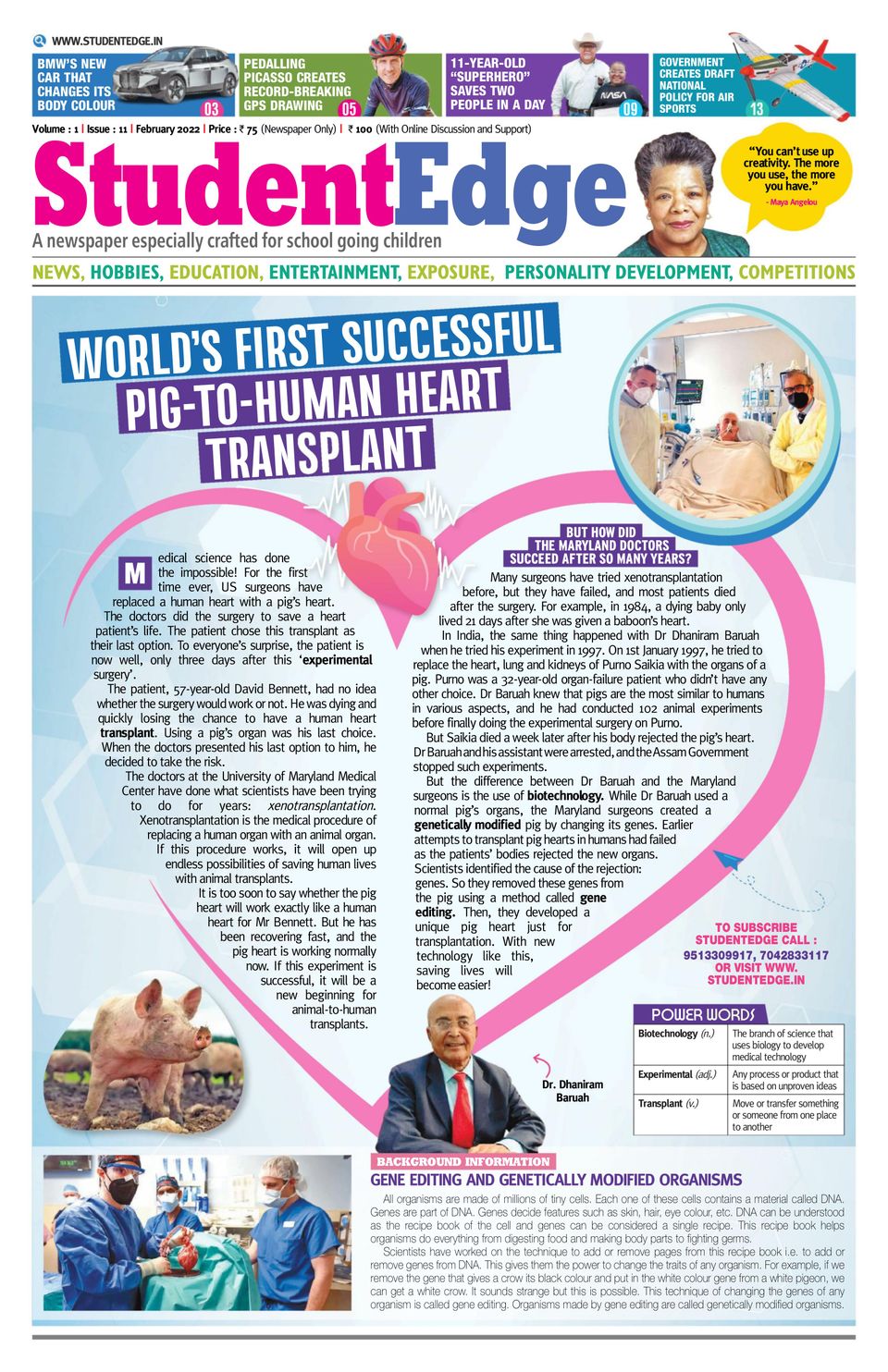 Student Edge-February 2022 Magazine - Get your Digital Subscription