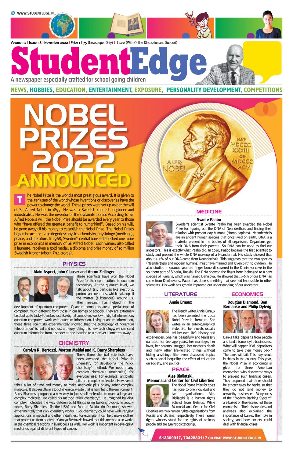 Get digital access to Student Edge - November 2022 issue | Magzter.com