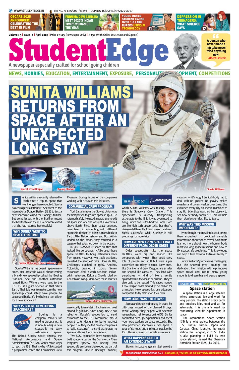 Get digital access to Student Edge - April 2025 issue | Magzter.com