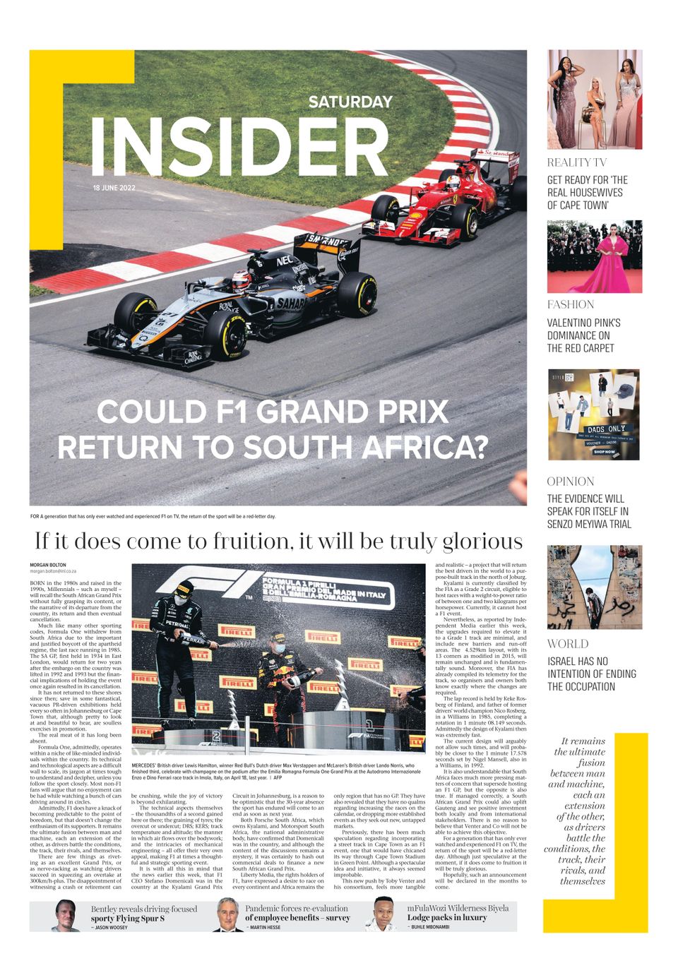 Saturday and Sunday Insider Newspaper - Get your Digital Subscription