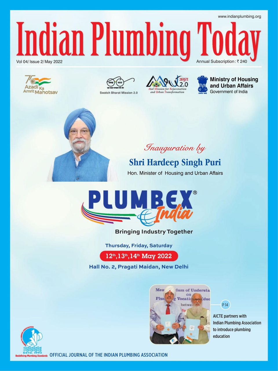 Get digital access to Indian Plumbing Today - May 2022 issue | Magzter.com