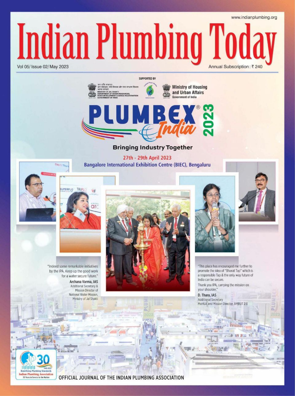 Indian Plumbing Today-May 2023 Magazine - Get your Digital Subscription