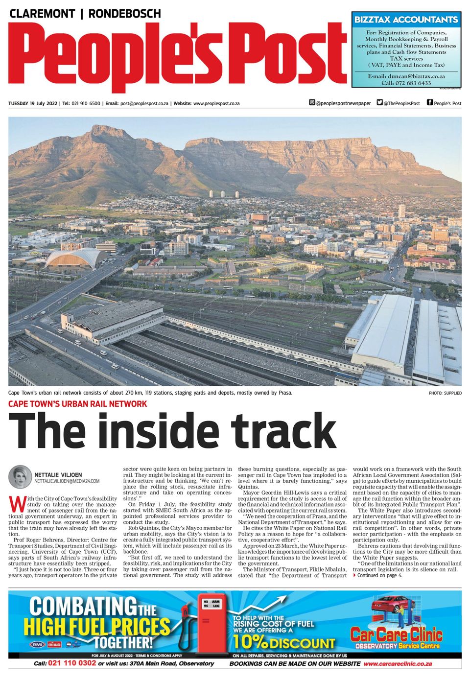 People’s Post Claremont & Rondebosch-July 19, 2022 Newspaper