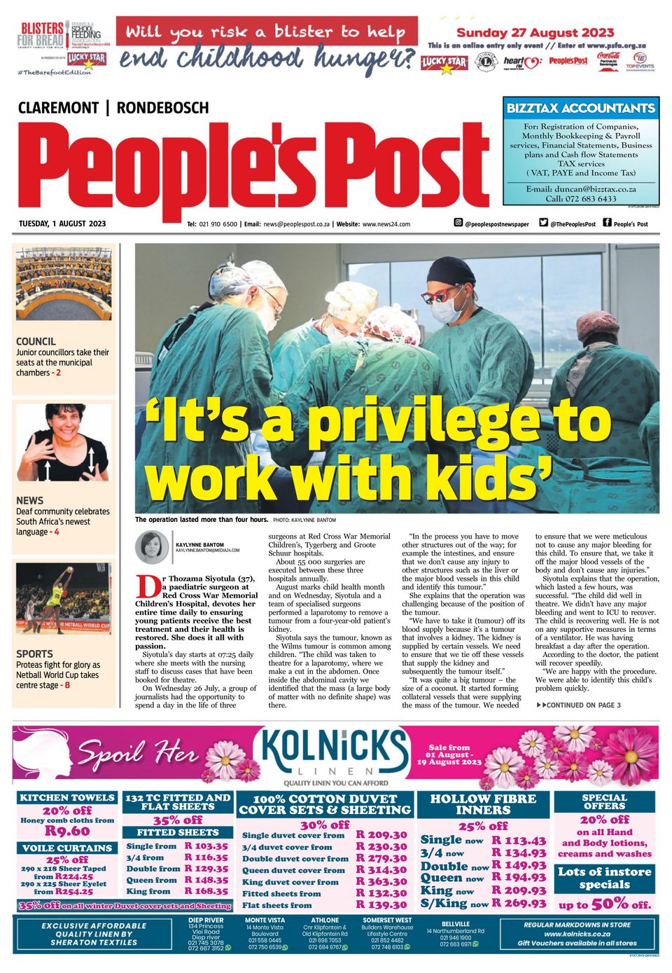 People’s Post Claremont & Rondebosch-August 01, 2023 Newspaper