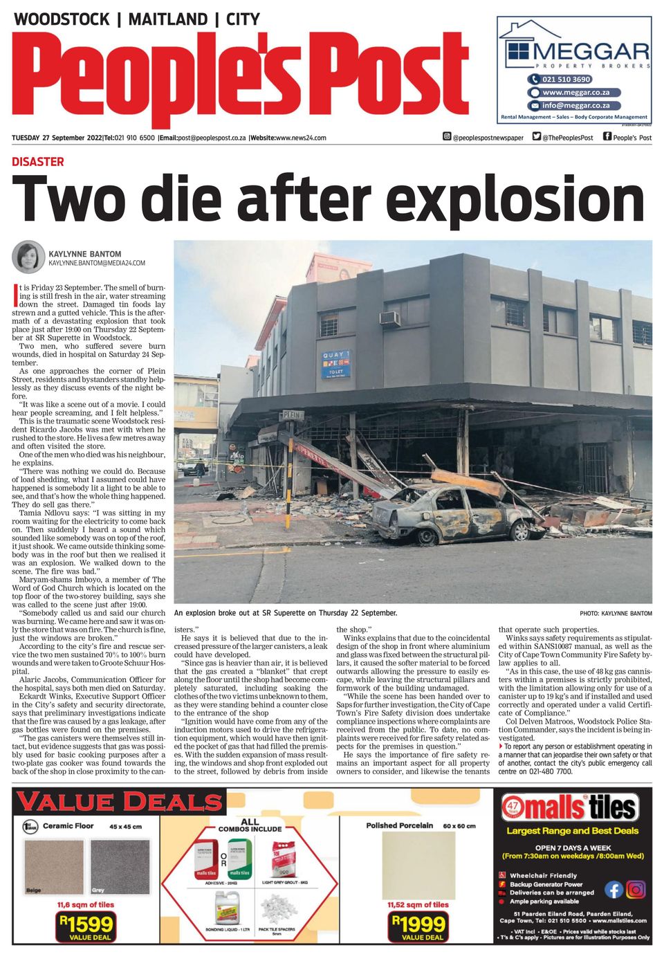Get digital access to People’s Post Woodstock, Maitland & City - September 27, 2022 issue ...