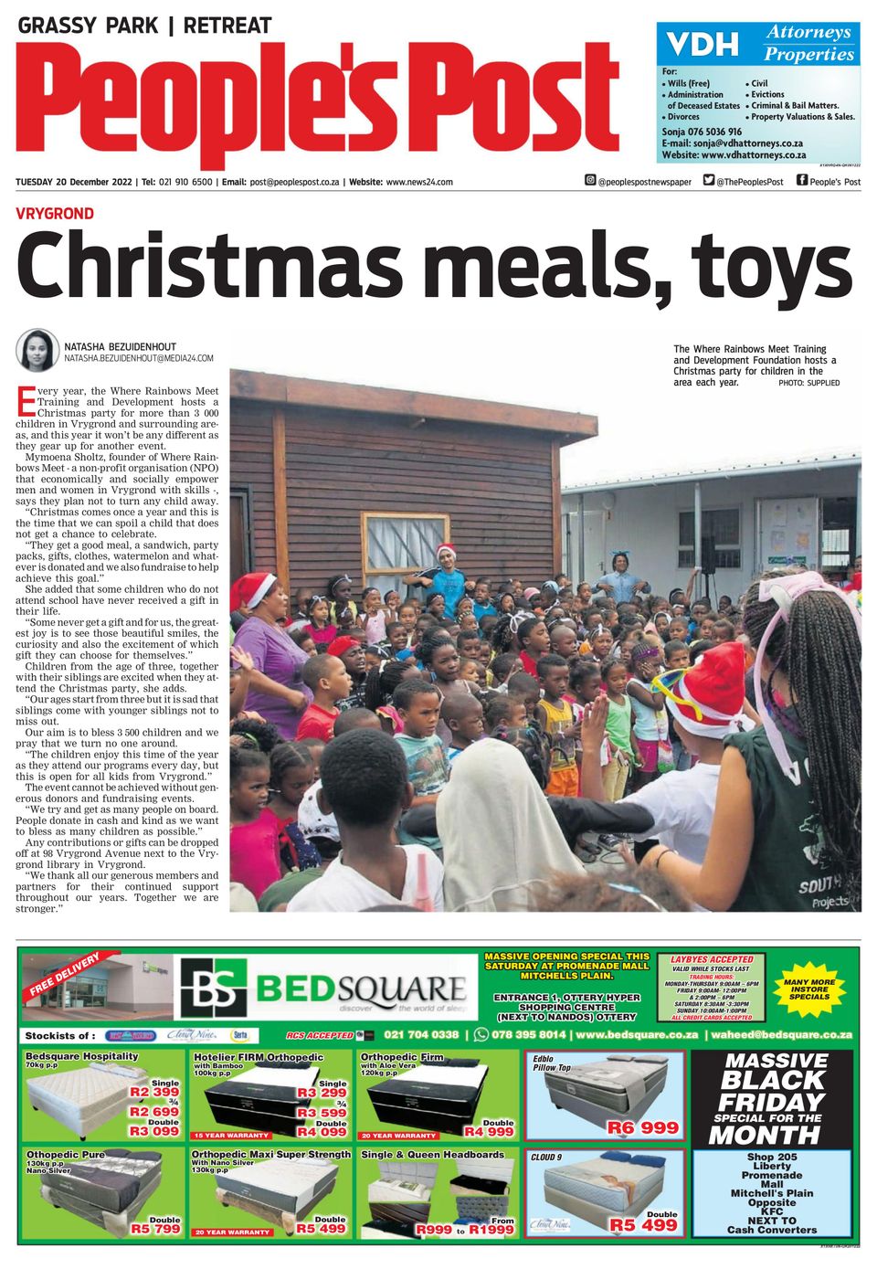 Get digital access to People’s Post Grassy Park & Retreat - December 20, 2022 issue | Magzter.com
