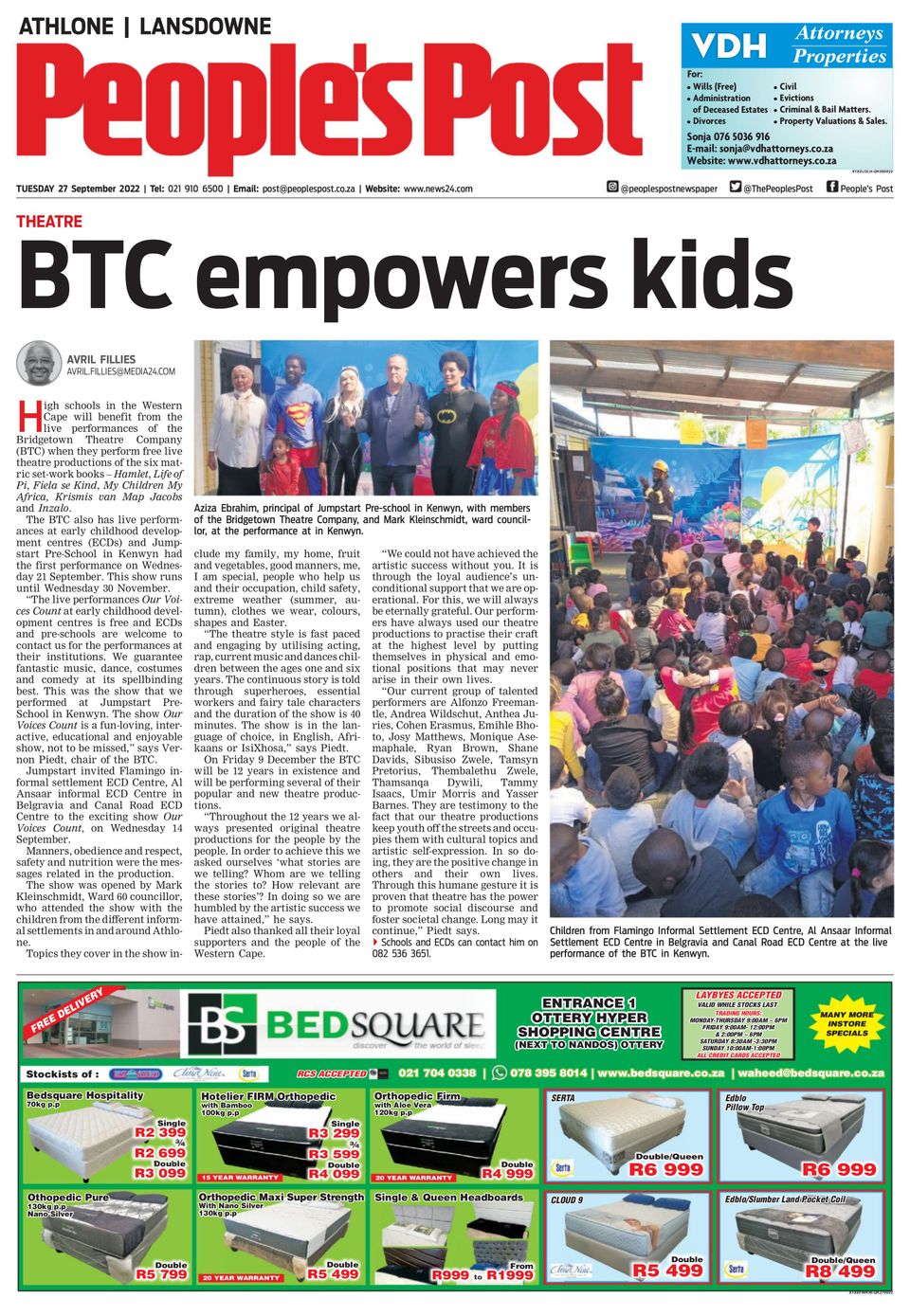 People’s Post Athlone & Lansdowne-September 27, 2022 Newspaper