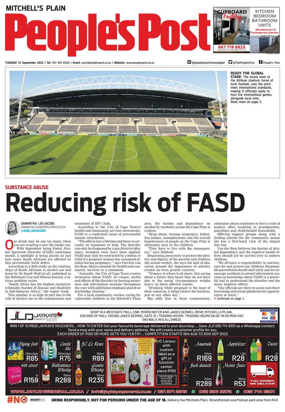 People’s Post Mitchells Plain-September 13, 2022 Newspaper