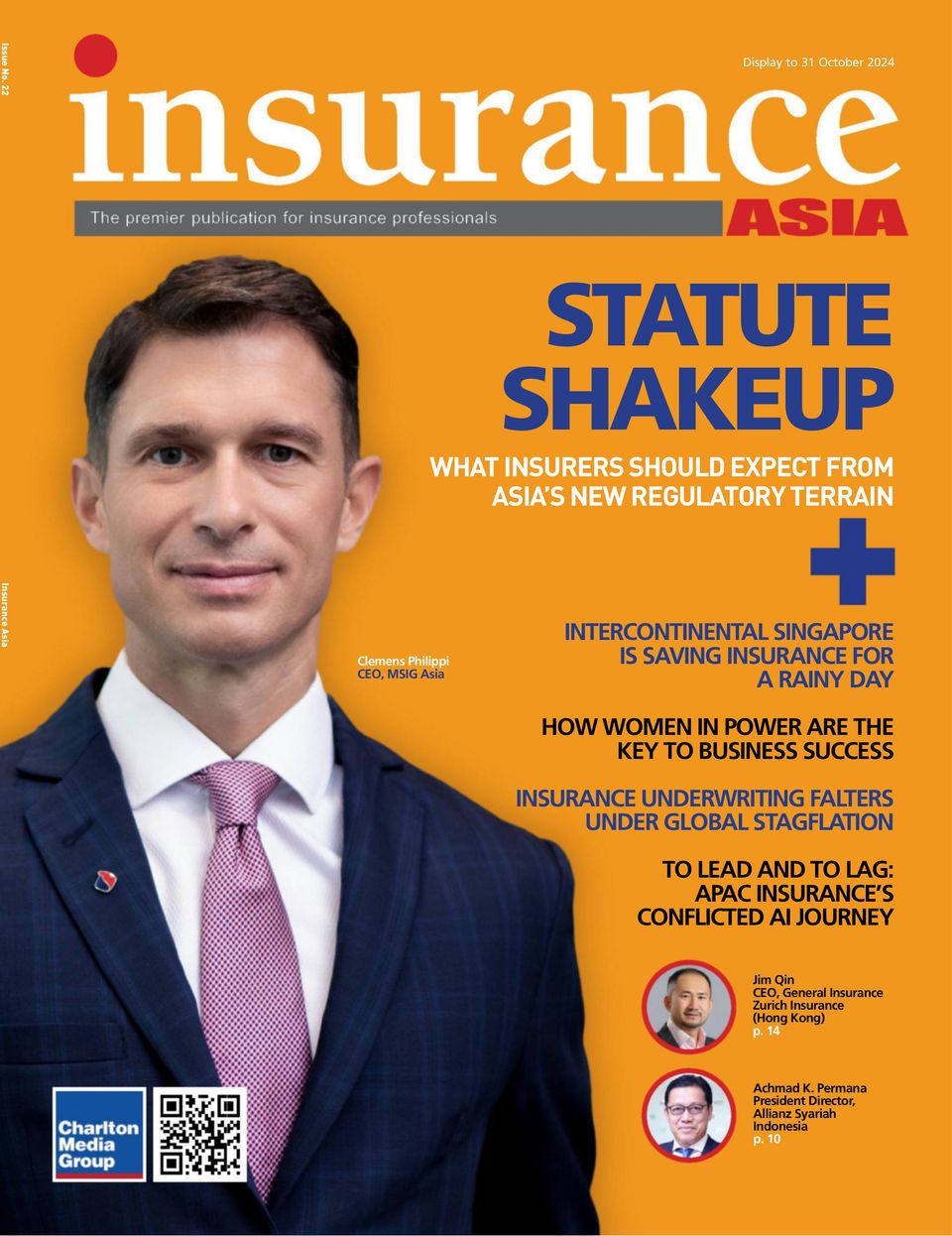 Get digital access to Insurance Asia - Issue No. 22 issue | Magzter.com