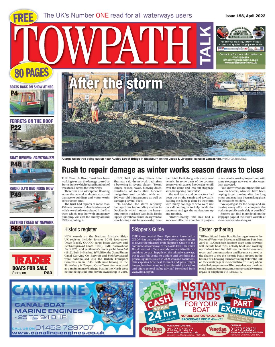 Towpath Talk-April 2022 Magazine - Get your Digital Subscription
