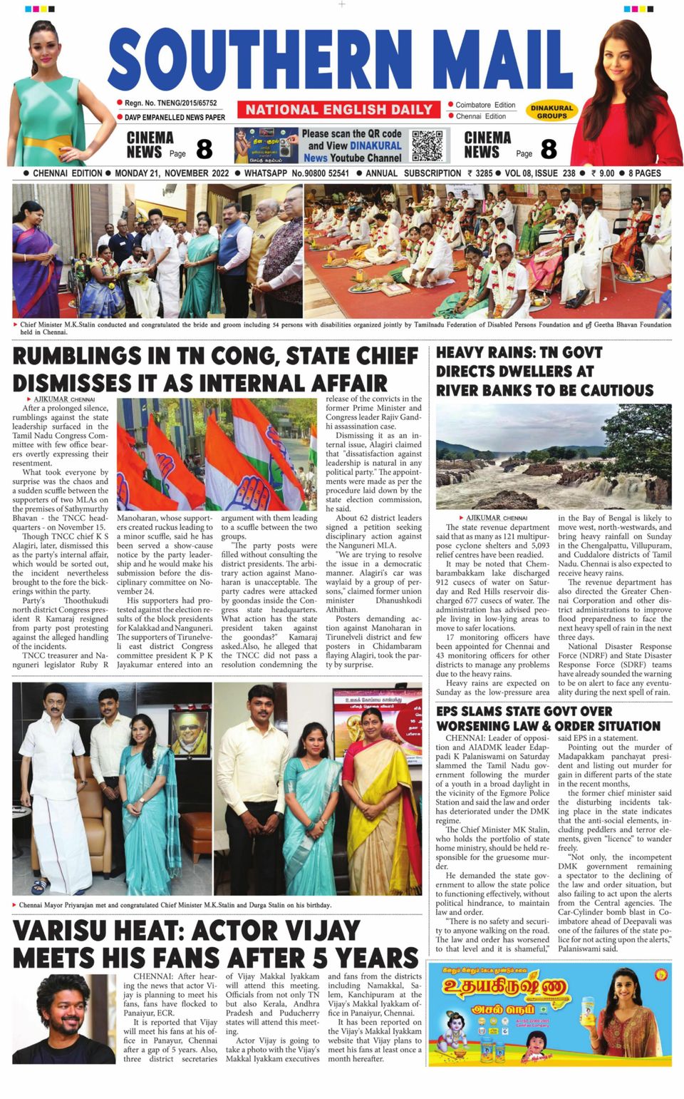 Southern Mail Newspaper-November 21,2022 Newspaper