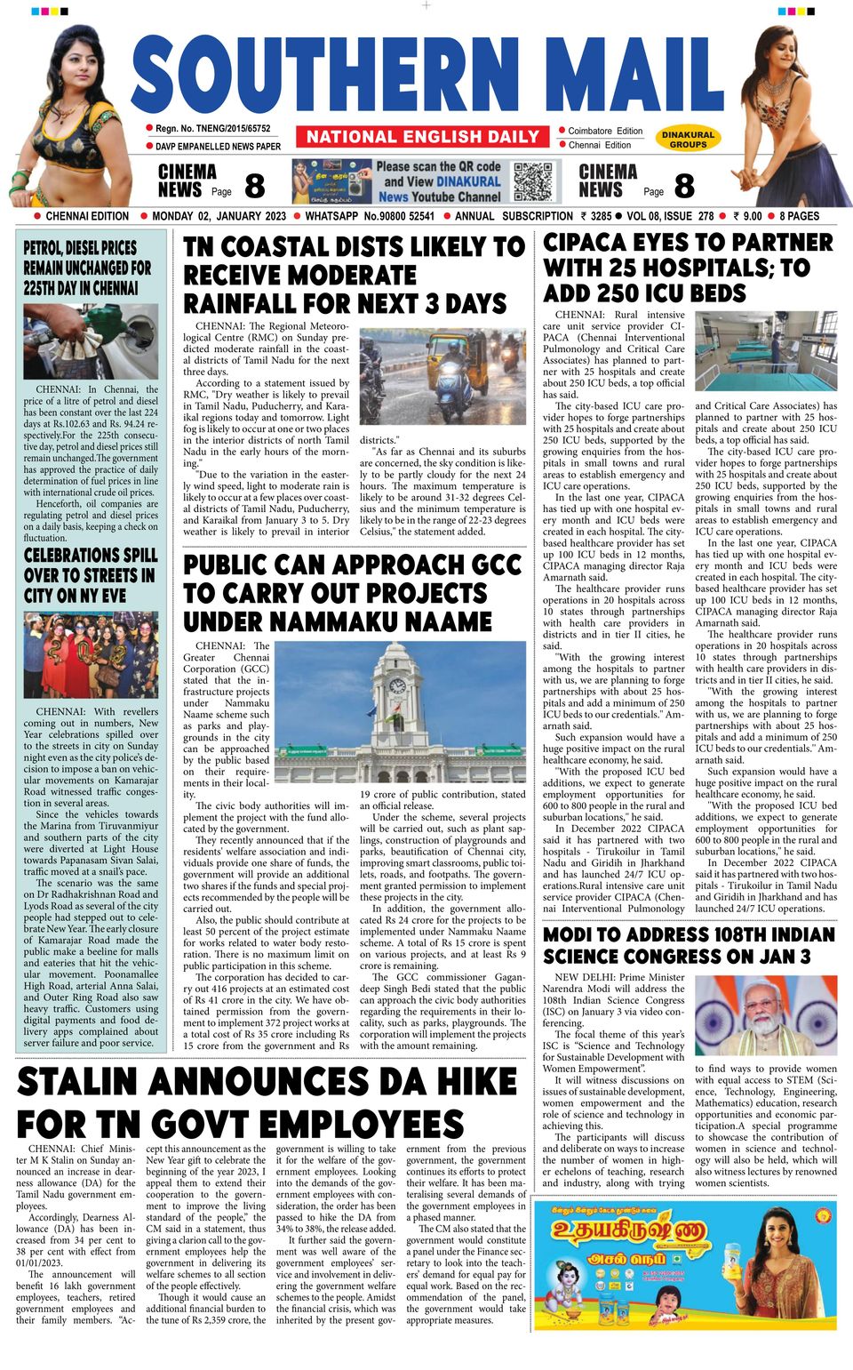 Southern Mail Newspaper-January 02, 2023 Newspaper