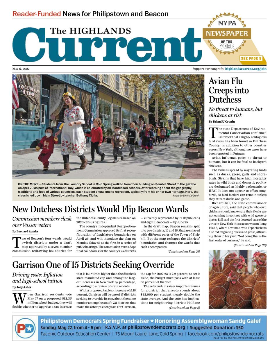 The Highlands Current-May 6, 2022 Newspaper - Get your Digital Subscription