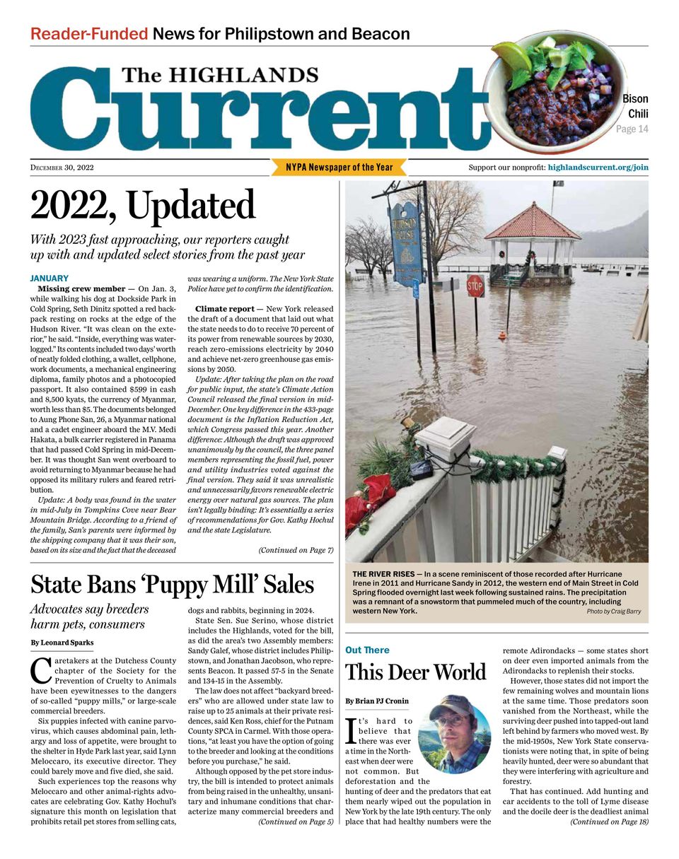 The Highlands Current-Dec. 30, 2022 Newspaper - Get your Digital ...