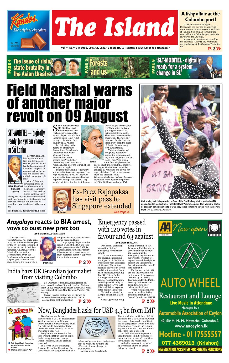 Get digital access to The Island - July 28, 2022 issue | Magzter.com