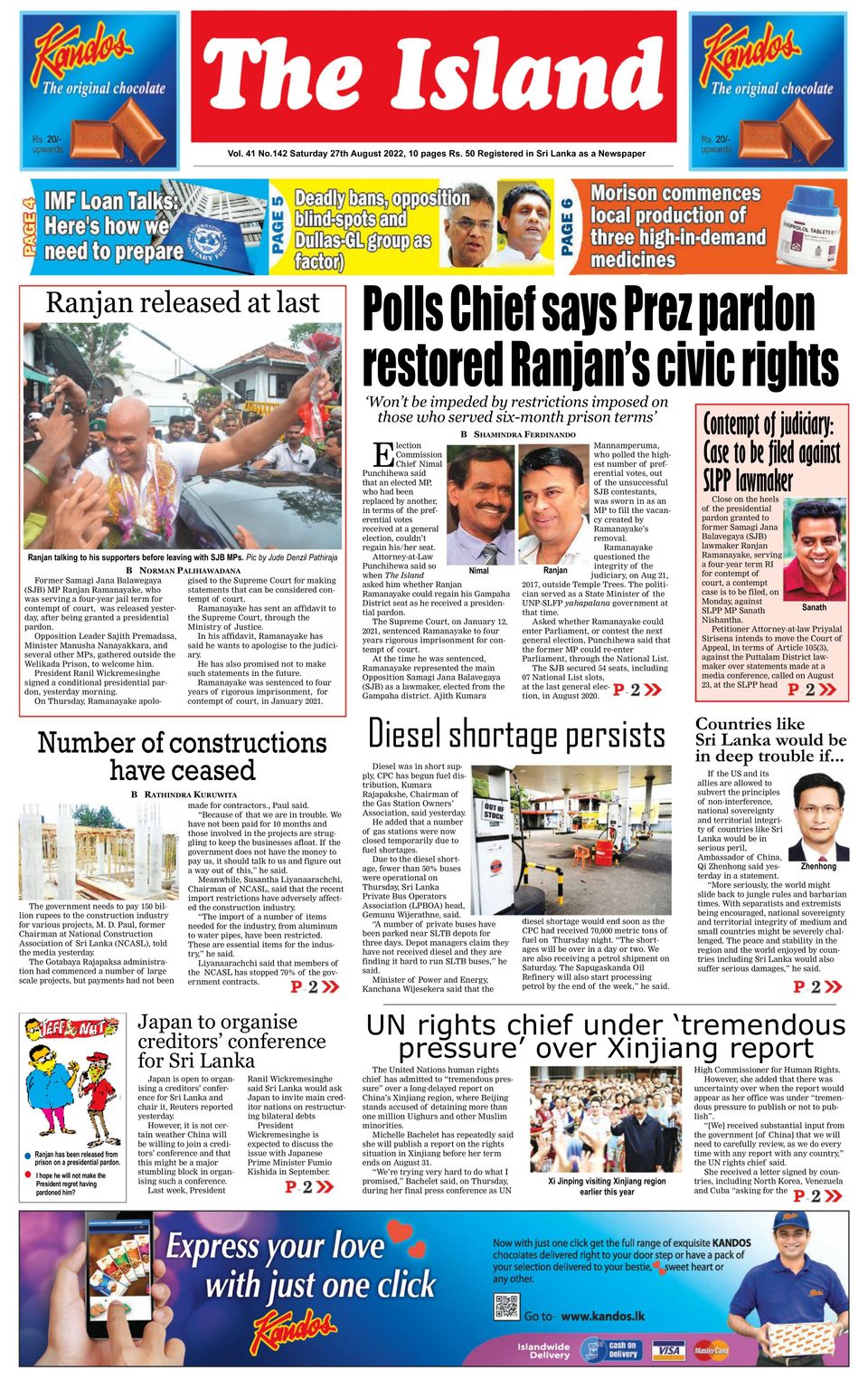 Get digital access to The Island - August 27, 2022 issue | Magzter.com