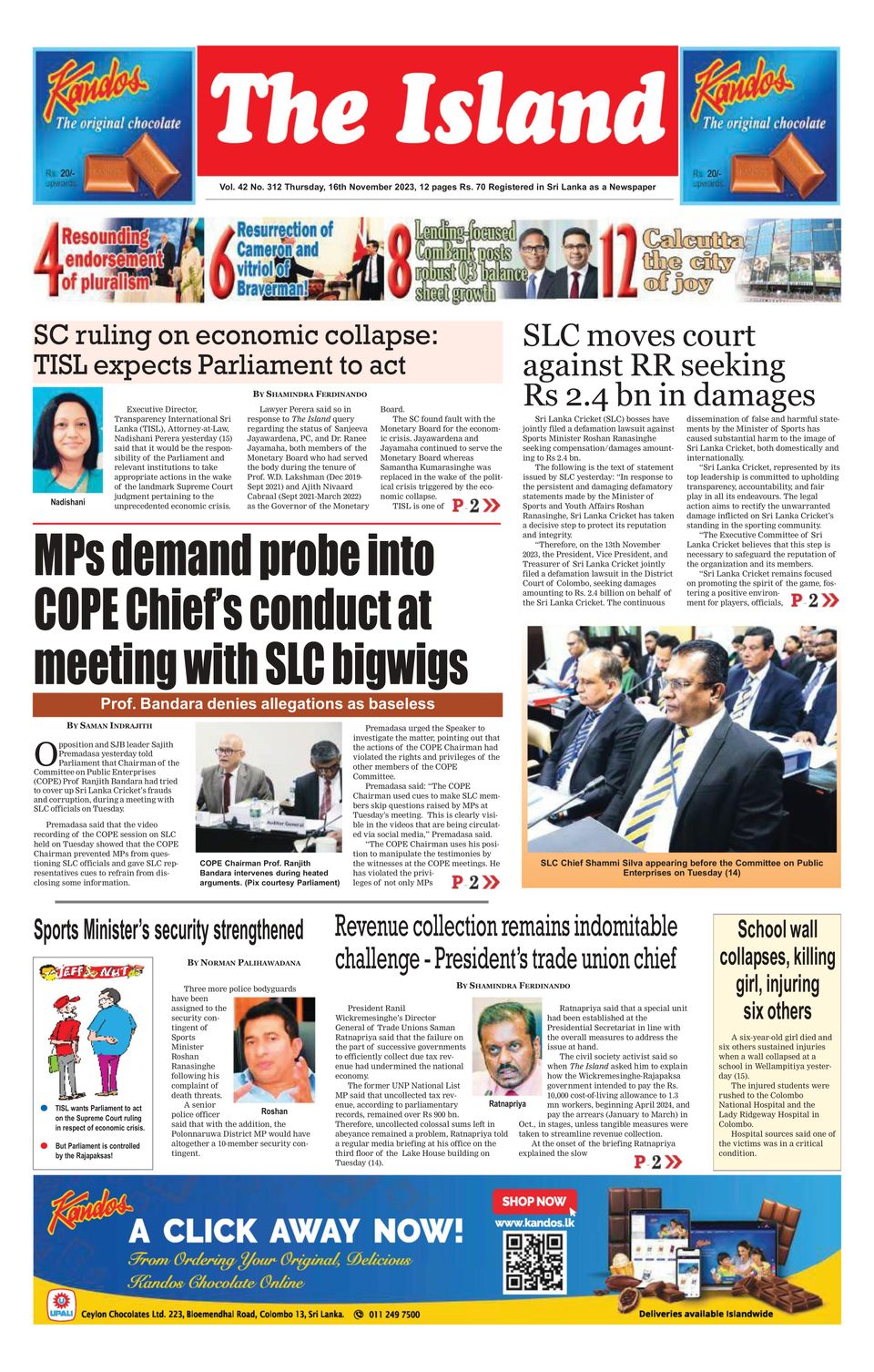 Get digital access to The Island - November 16, 2023 issue | Magzter.com