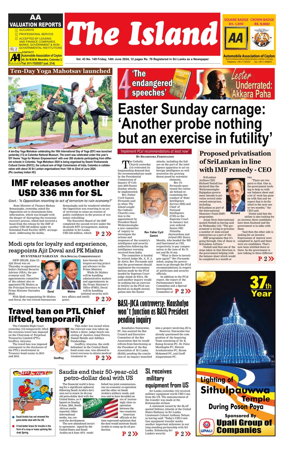 Get digital access to The Island - June 14, 2024 issue | Magzter.com