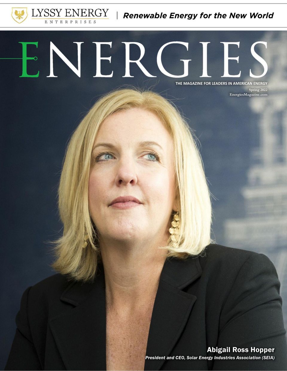 ENERGIES-Spring 2022 Magazine - Get your Digital Subscription