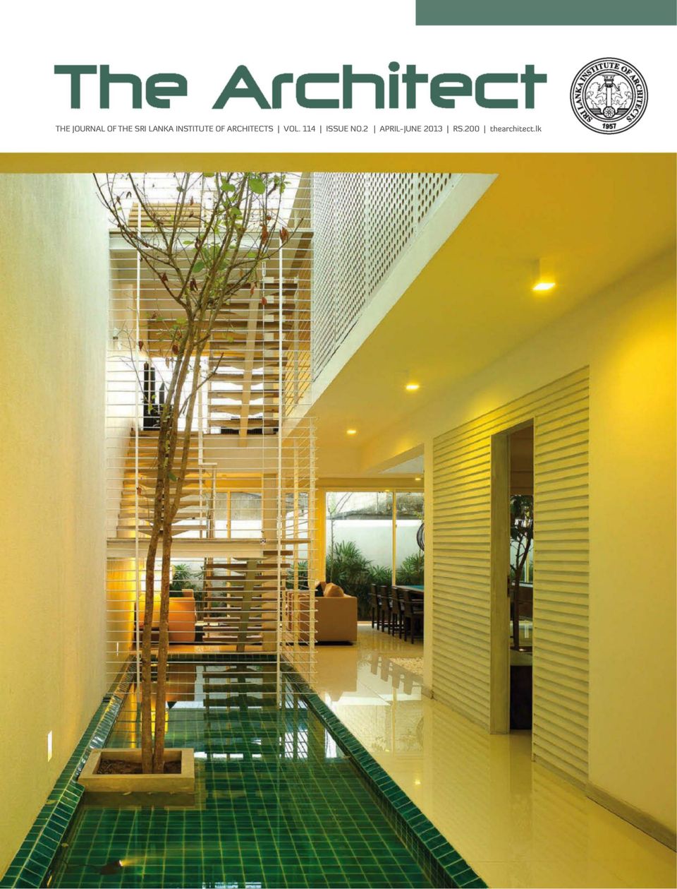 The Architect-April - June 2013 Magazine - Get your Digital Subscription