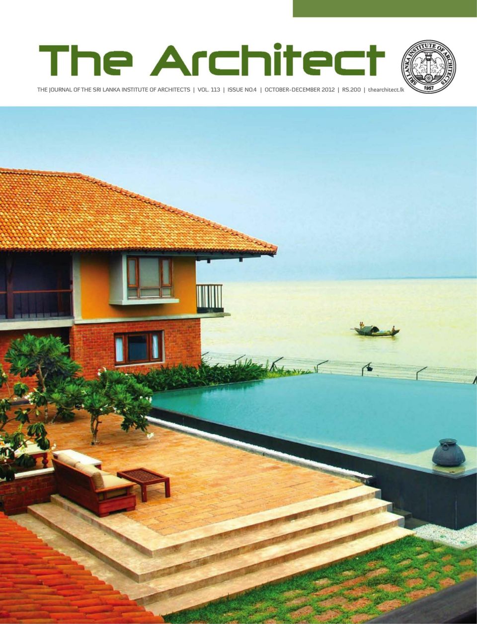 Get digital access to The Architect - October - December 2012 issue ...