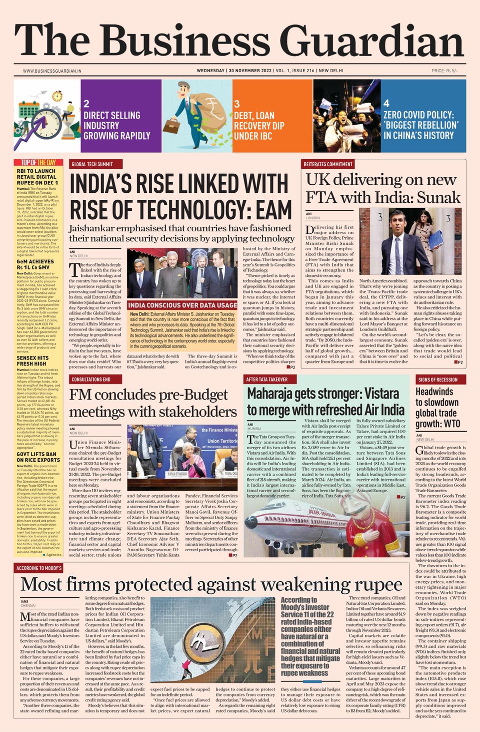 Get digital access to The Business Guardian - November 30, 2022 issue ...
