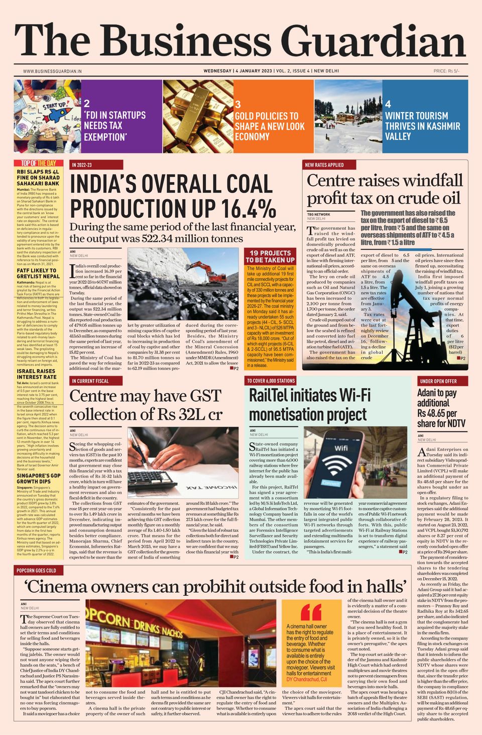 The Business Guardian-January 04, 2023 Newspaper