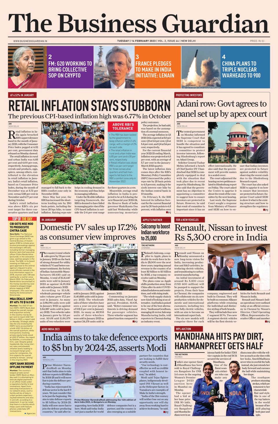 Get digital access to The Business Guardian - February 14, 2023 issue ...