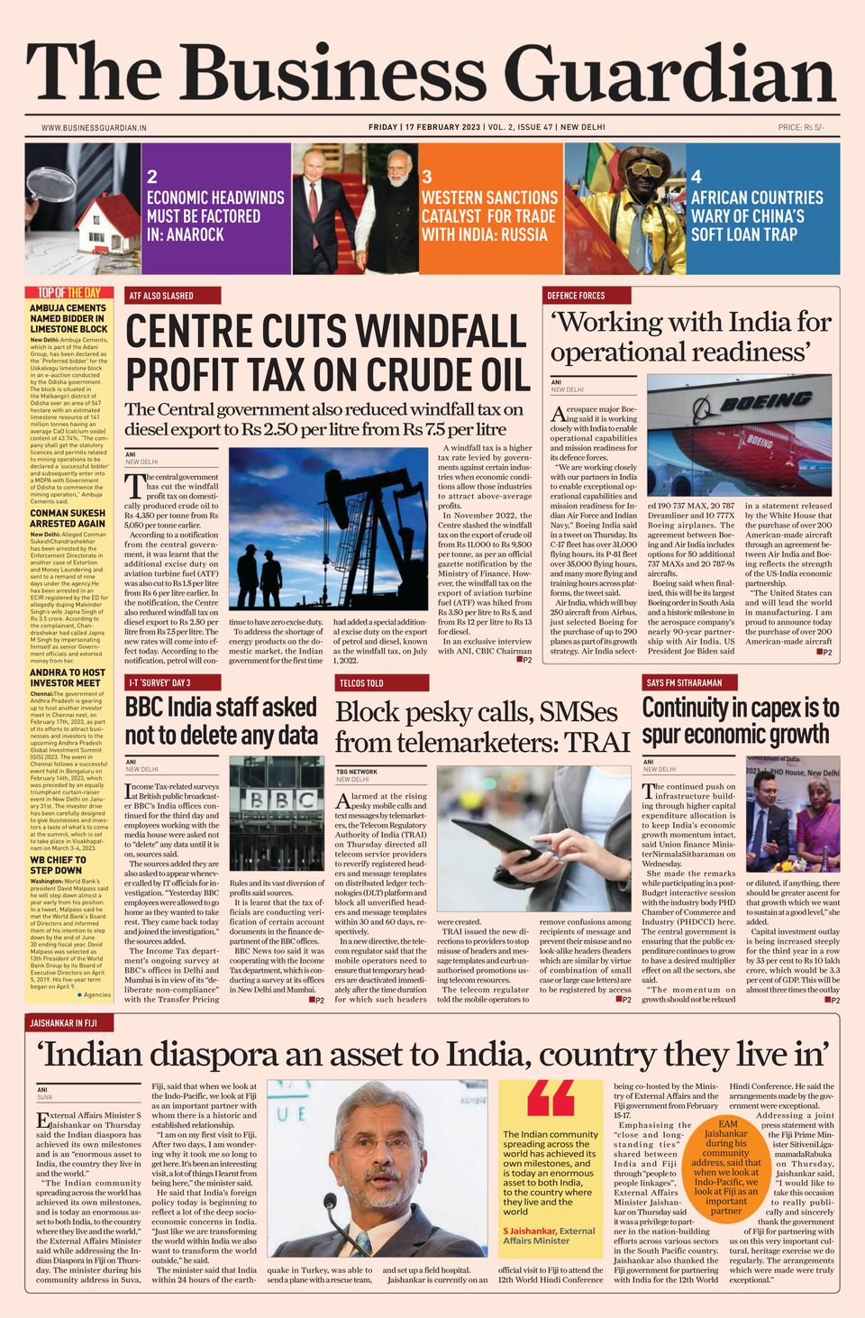 Get digital access to The Business Guardian - February 18, 2023 issue ...