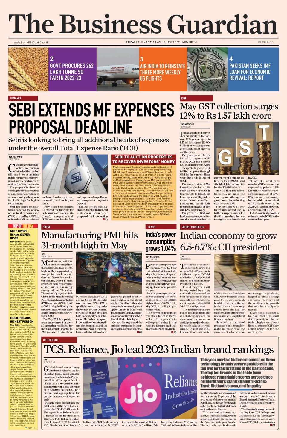 The Business Guardian-June 02, 2023 Newspaper - Get your Digital ...