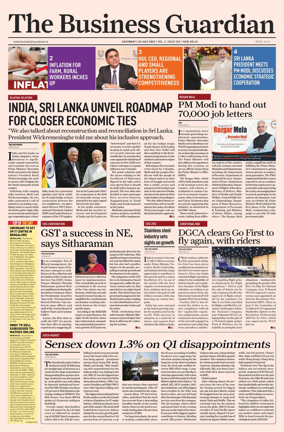 Get digital access to The Business Guardian - July 22, 2023 issue | Magzter.com