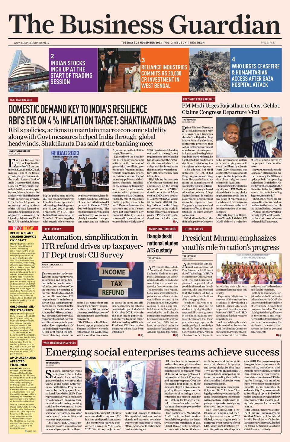 Get digital access to The Business Guardian - November 23, 2023 issue ...