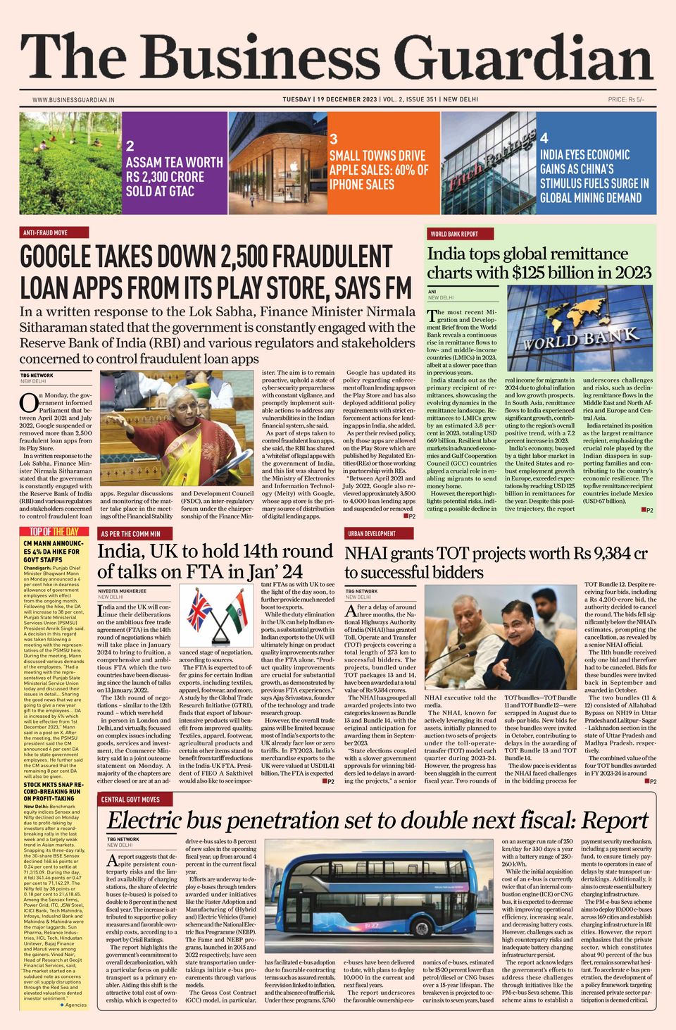 Get digital access to The Business Guardian - December 19, 2023 issue ...