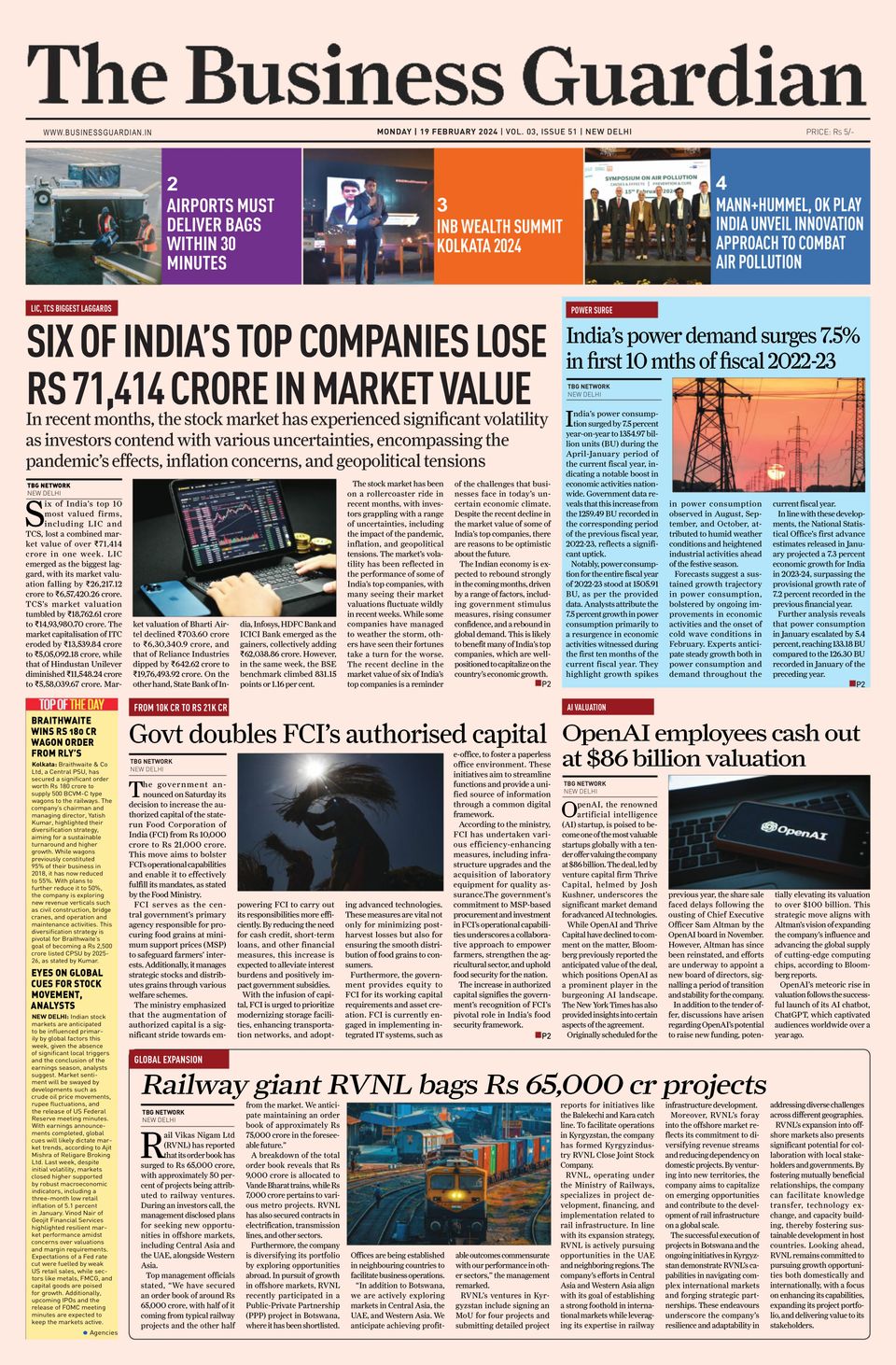 Get digital access to The Business Guardian - February 19, 2024 issue ...