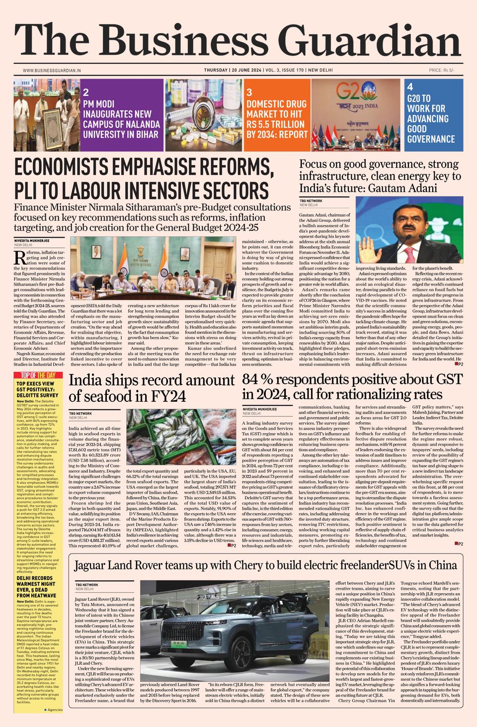 The Business Guardian-June 20, 2024 Newspaper - Get your Digital ...