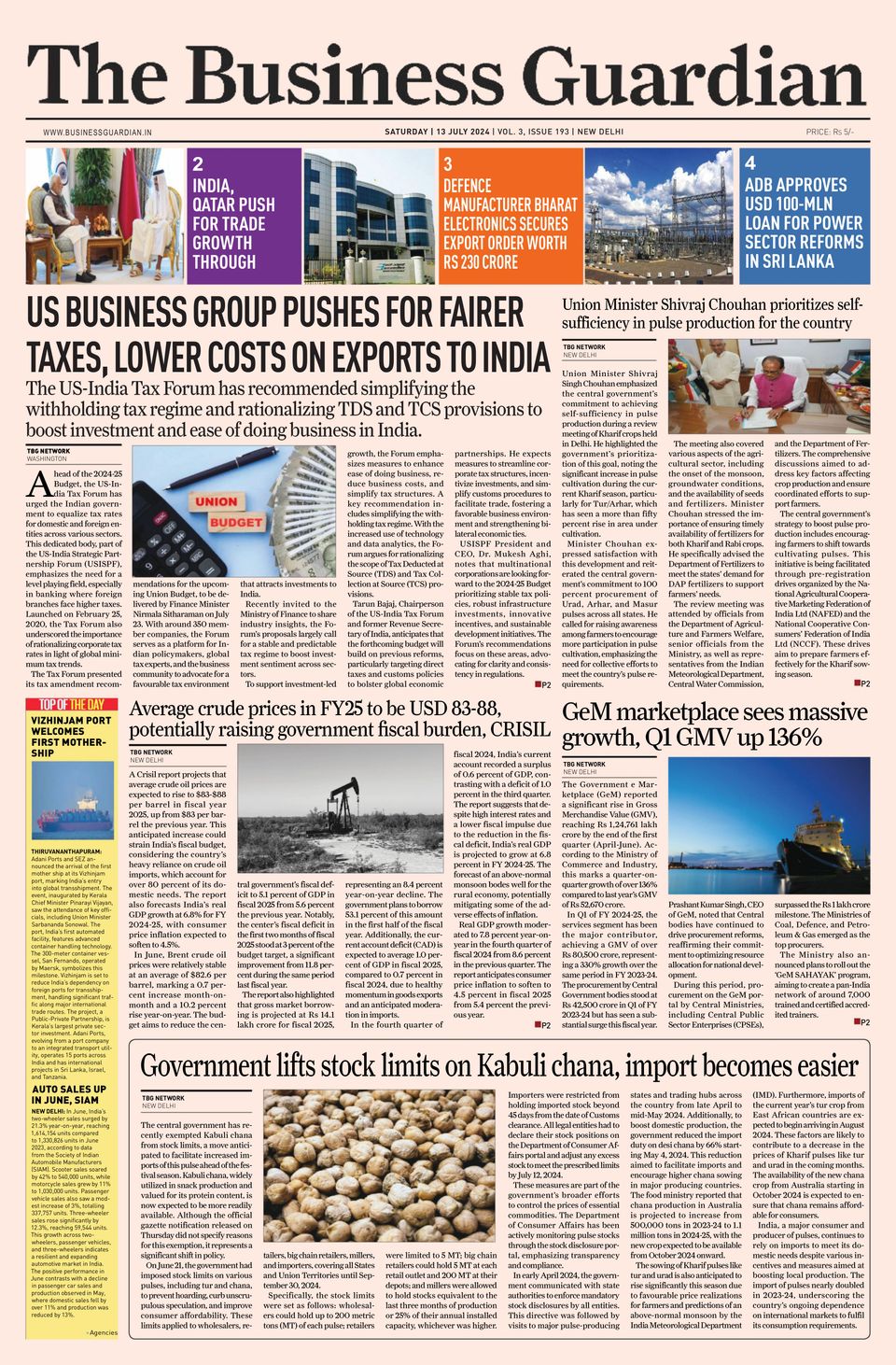 Get digital access to The Business Guardian - July 13, 2024 issue | Magzter.com