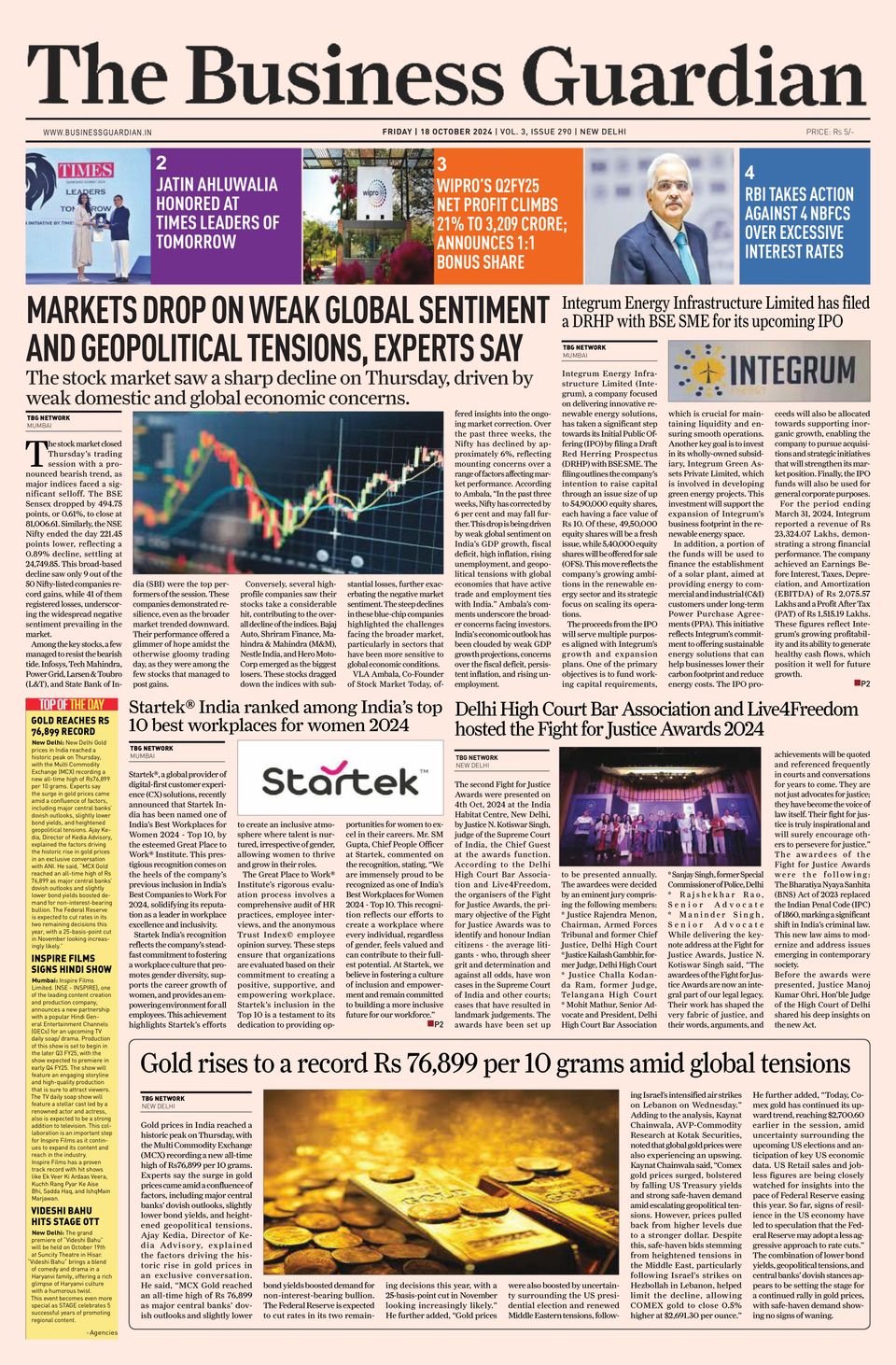 Get digital access to The Business Guardian - October 18, 2024 issue ...