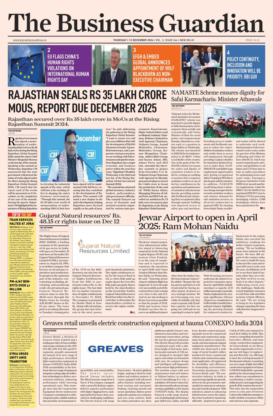 Get digital access to The Business Guardian - December 12, 2024 issue ...