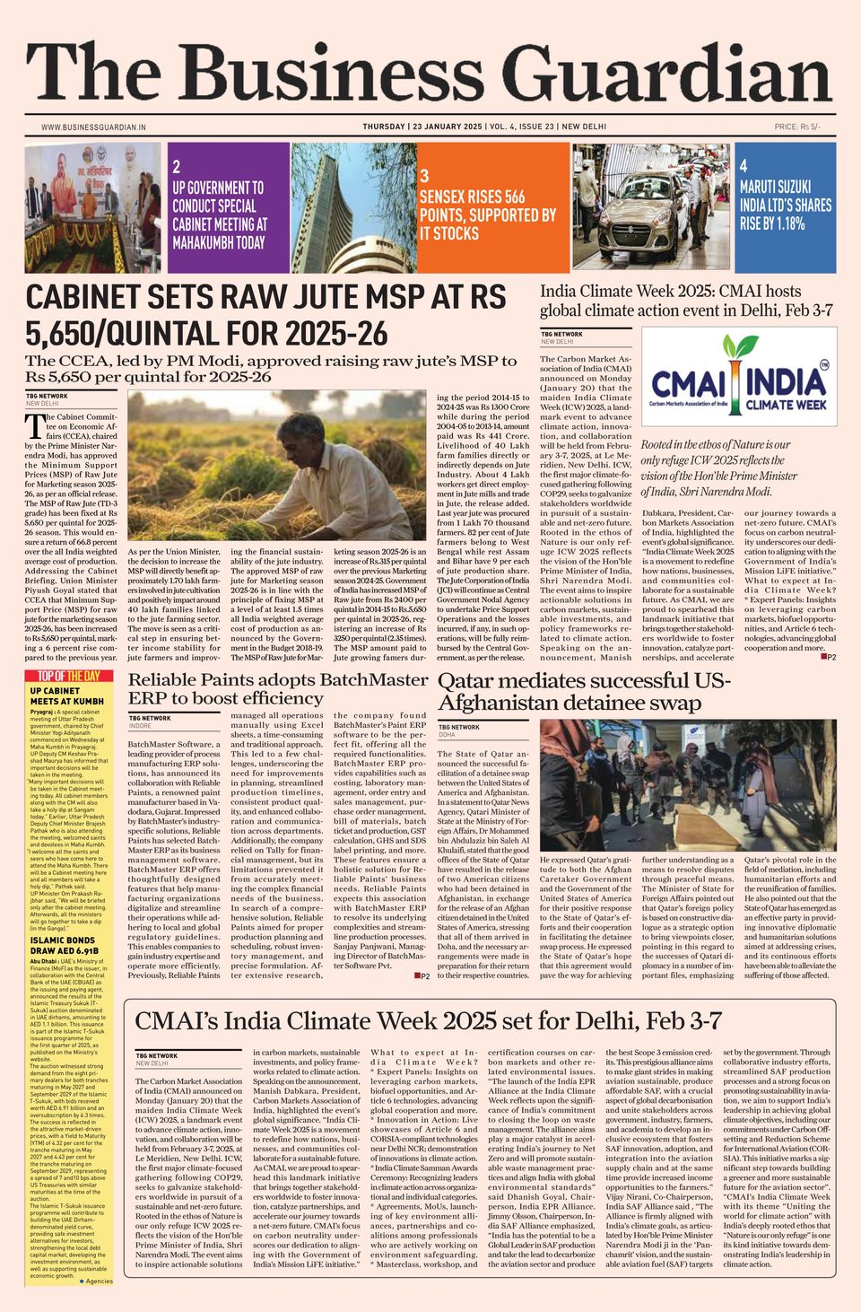 Get digital access to The Business Guardian - January 23, 2025 issue ...
