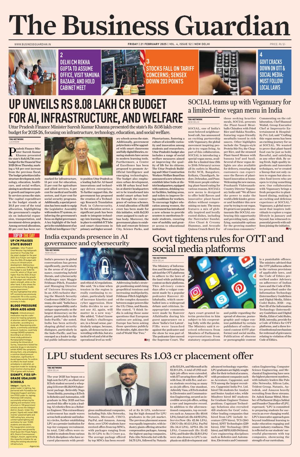 Get digital access to The Business Guardian - February 21, 2025 issue ...
