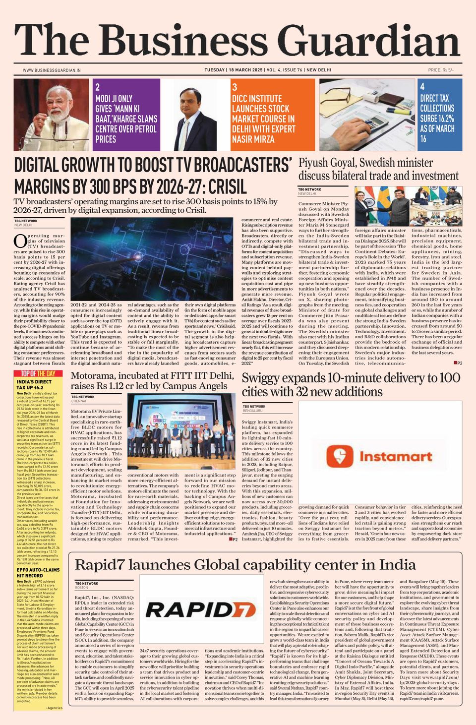 Get digital access to The Business Guardian - March 18, 2025 issue ...