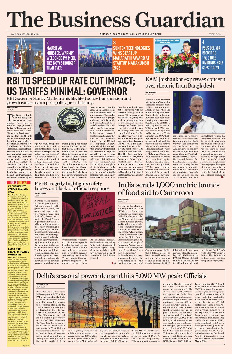 Get digital access to The Business Guardian - April 10, 2025 issue ...