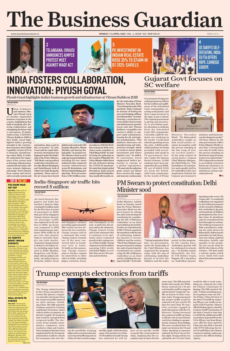Get digital access to The Business Guardian - April 14, 2025 issue ...