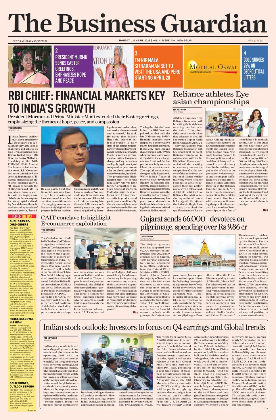 Get digital access to The Business Guardian - April 21, 2025 issue ...
