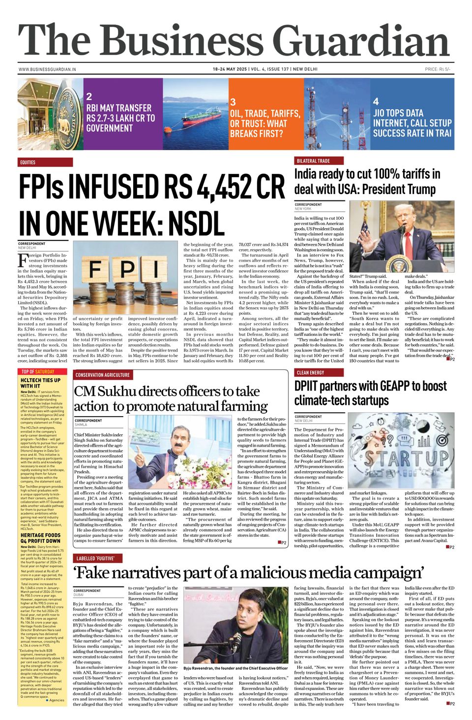 Get digital access to The Business Guardian - May 18, 2025 issue ...