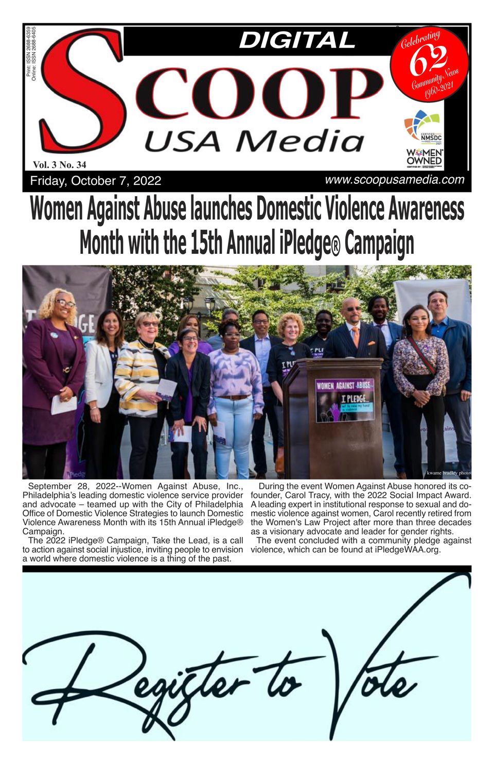 Get digital access to Scoop USA Newspaper - October 07, 2022 issue | Magzter.com