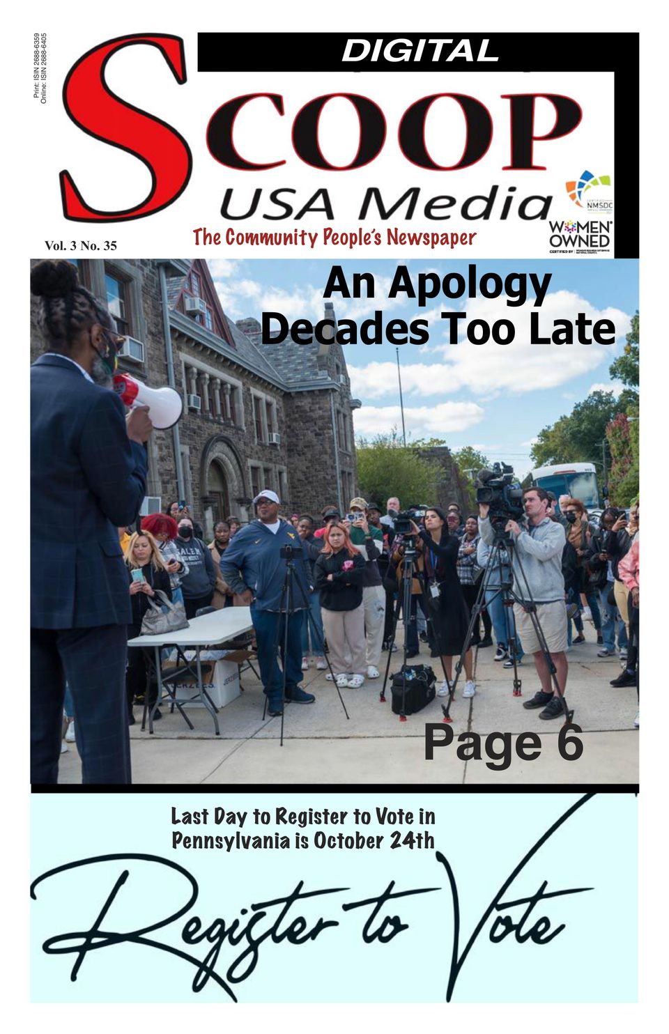 Scoop USA Newspaper-October 14, 2022 Newspaper