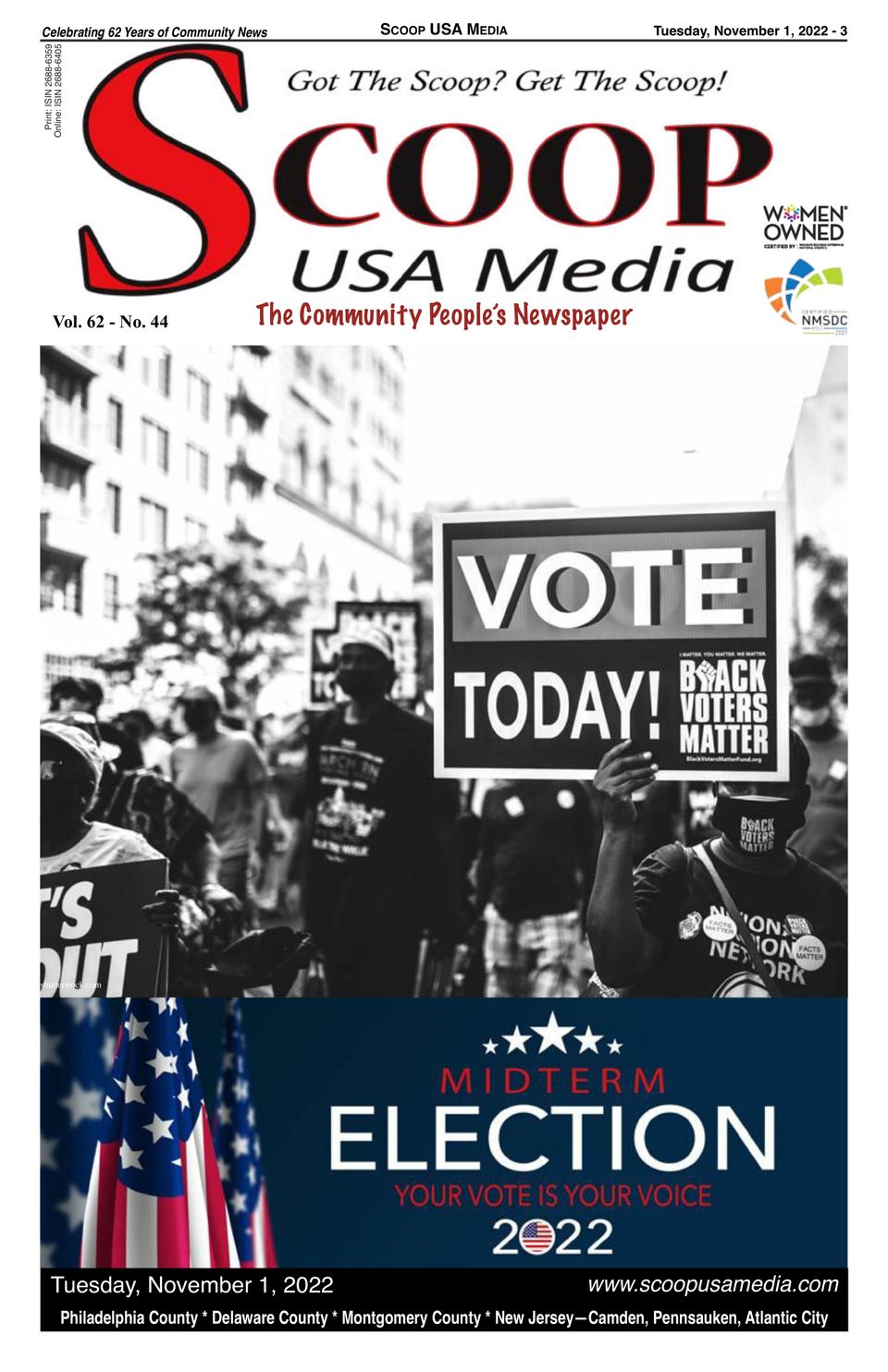 Get digital access to Scoop USA Newspaper - November 01, 2022 issue | Magzter.com
