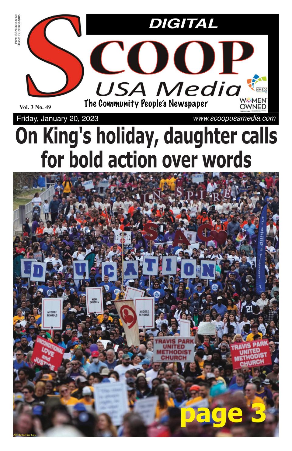 Get digital access to Scoop USA Newspaper - January 20, 2023 issue | Magzter.com